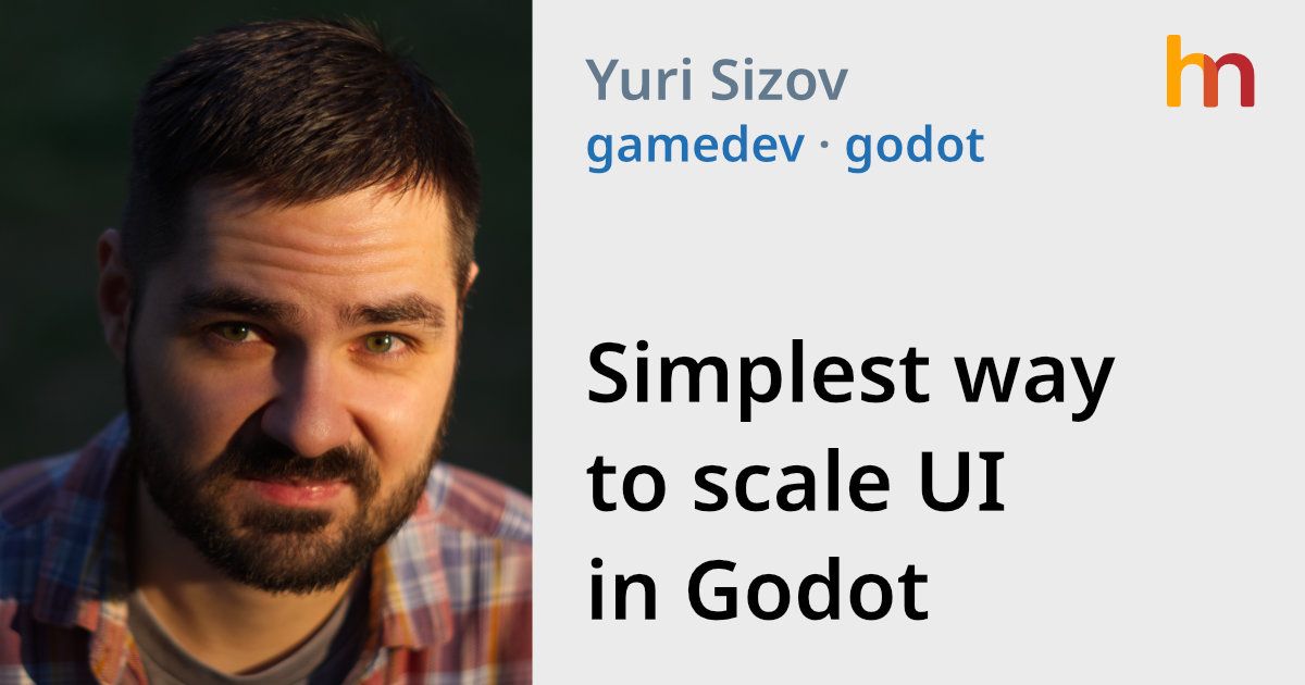 The simplest way to scale UI in Godot - Thoughts - Humnom.net